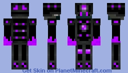Possessed Human Ender Warrior! Minecraft Skin