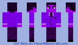 The Purple Man Minecraft Skin