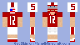 Stanford University Football Player Minecraft Skin
