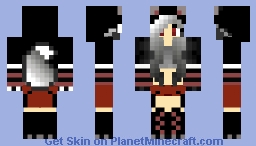 Wolf girl Minecraft Skin
