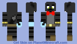 Wolfie the Wolf - My fnaf oc Updated Minecraft Skin