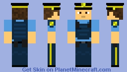 Male RCMP Officer Minecraft Skin