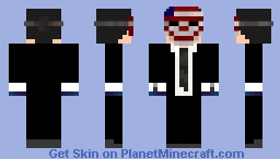 Payday 2 starter skin Minecraft Skin