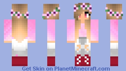 cute pink Minecraft Skin