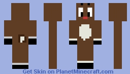 Rudolph the red nosed reindeer (By ClariceLover) Minecraft Skin