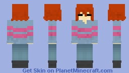 UnderTale { Frisk } Minecraft Skin