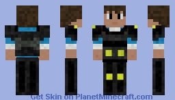 Samurai with Removable Armor Minecraft Skin