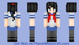 yandere simulator Minecraft Skin