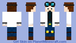 DANTDM'S lab coat Minecraft Skin
