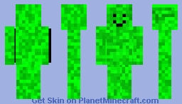 Victim of the Green Infection Minecraft Skin