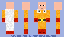 Saitama from One Punch Man Minecraft Skin