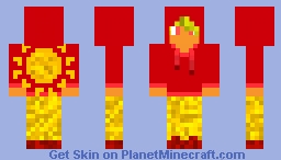 Sun Boy Wearing Hoodie Minecraft Skin
