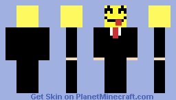 Mr. Smiley with Tongue Out Minecraft Skin