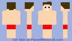 Swimming Guy Minecraft Skin