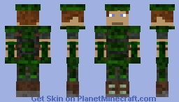 Creeper Hunter Minecraft Skin