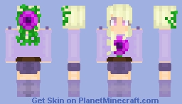 Flower Girl Minecraft Skin