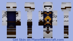 Dark Souls - Elite Knight Darkened Minecraft Skin