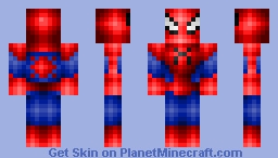 SpiderMan Minecraft Skin