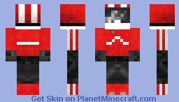 Red Racer Minecraft Skin