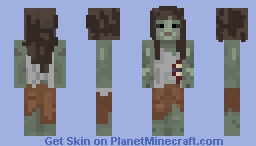 Female Zombie Minecraft Skin