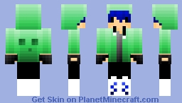 Slime Chibi Boy Minecraft Skin