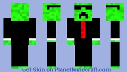 Agent Creeper Minecraft Skin