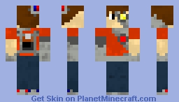 [Request Series] Cyborg Minecraft Skin