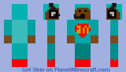 DJ Super Monkey Minecraft Skin