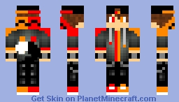 red cat Minecraft Skin