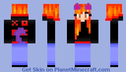 Flaming Nekomimi - 576 Minecraft Skin