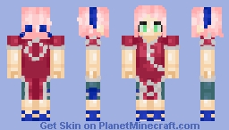 Haruno Sakura Minecraft Skin