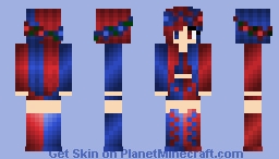 Blue and Red Minecraft Skin