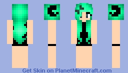 Green Demon Minecraft Skin