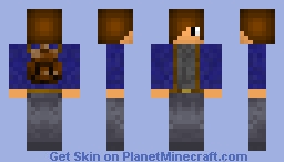 Modern Steve Skin Minecraft Skin