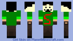 Man in Green Minecraft Skin