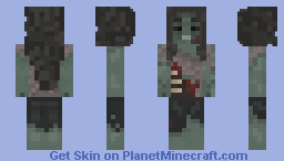 Female Zombie v2 Minecraft Skin