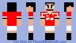 Soccer Jerseys-Man.Utd.'s Sharp Jersey Minecraft Skin