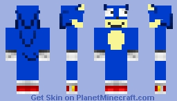Sanic Minecraft Skin