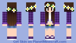 Flower Girl Minecraft Skin