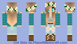 Flower Girl Minecraft Skin