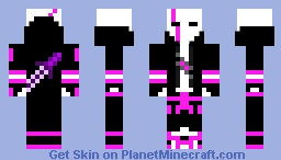 Pink skully Minecraft Skin
