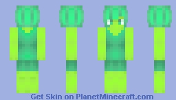 Lime girl Minecraft Skin