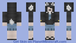 Temmie Human (SKOOL) Minecraft Skin