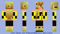 Checkered Flowergirl Minecraft Skin