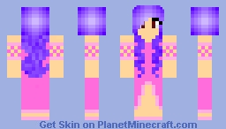 Pink Dress Minecraft Skin