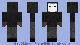 White Mask Terrorist (alt skin) Minecraft Skin