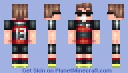 Thomas Muller With Glasses Minecraft Skin