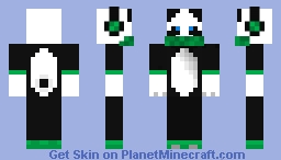 Green Panda Minecraft Skin