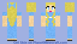 Blue Dress Minecraft Skin