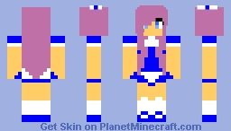 Girl From Mystreet Maid Cafe Minecraft Skin